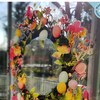 Easter Decoration Beautiful Photo Realistic Easter Egg and Flowers ...