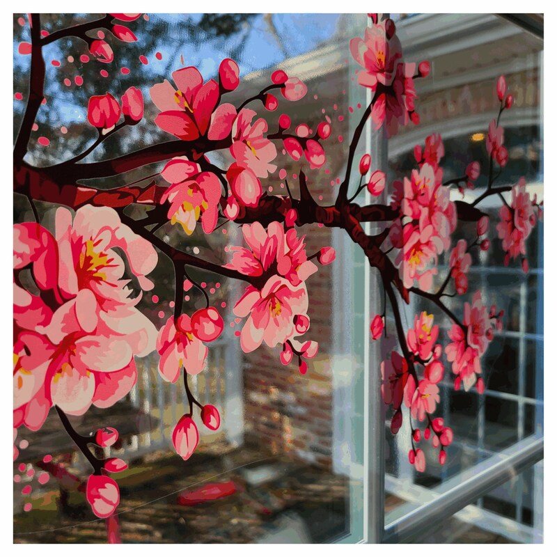 Cherry Blossom Tree Decal - Etsy