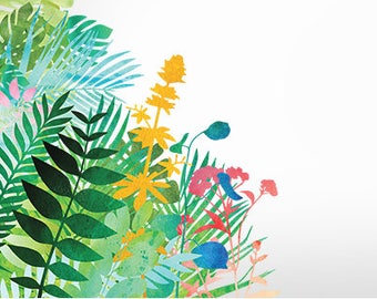 Jungle Window Cling | Etsy