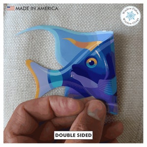 Tropical Fish Decals for Windows, Shower Doors, or Kids Rooms. Double ...