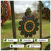 Mandala Sun Catchers Window Clings set of 8 Stained Glass - Etsy