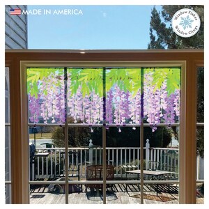 Wisteria Window Cling Borders - Etsy