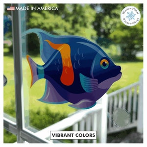 Tropical Fish Decals for Windows, Shower Doors, or Kids Rooms. Double ...