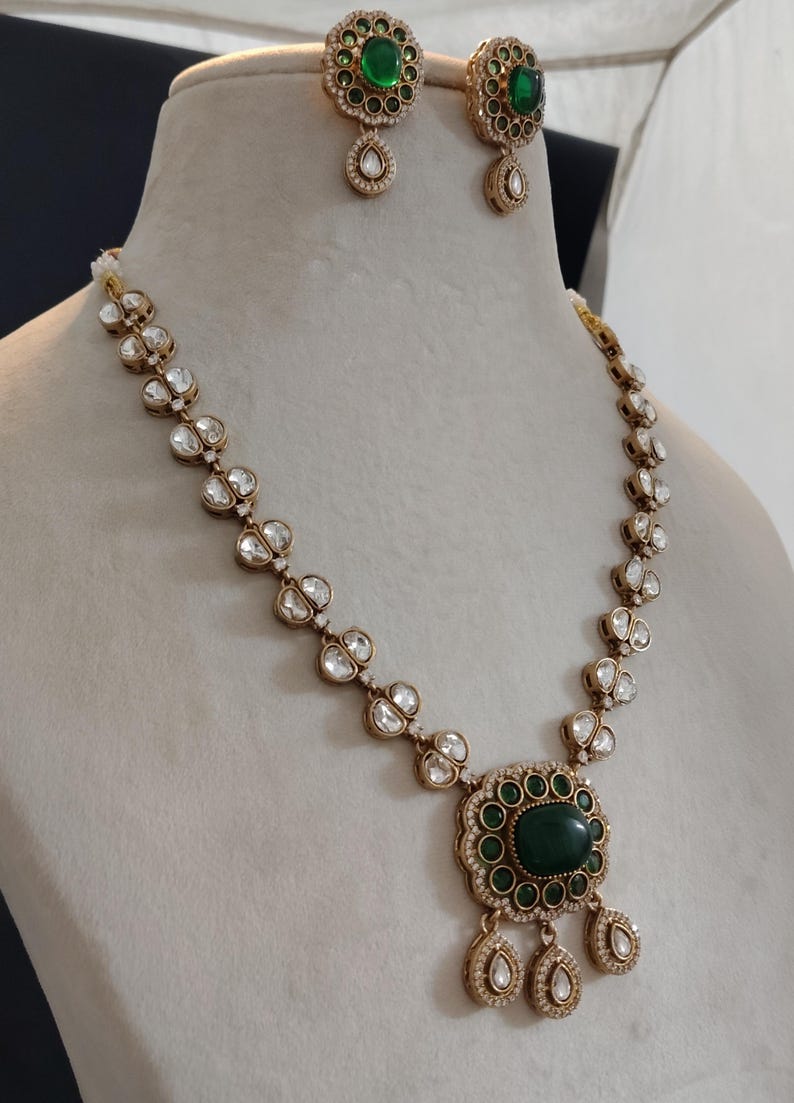 Sabyasachi Inspired Kundan Jewelry Set: Traditional Indian Bridal ...