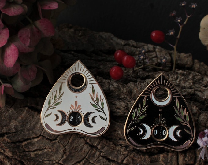 Ouija Row Counter Pin - Hard Enamel Pin Knitters Flair - Etsy