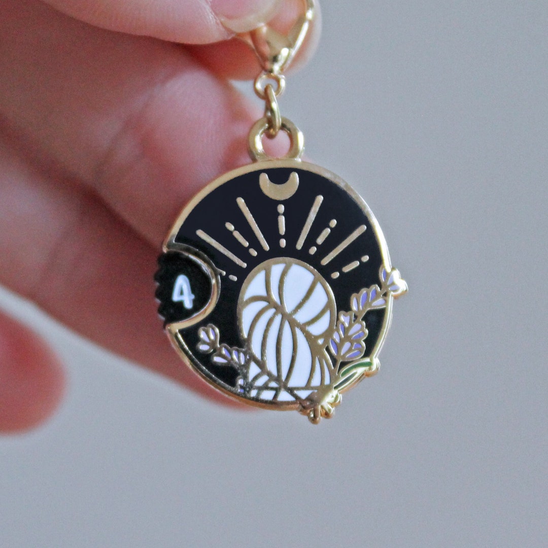 Witchy Charm Mini Row Counter Progress Keeper - Etsy