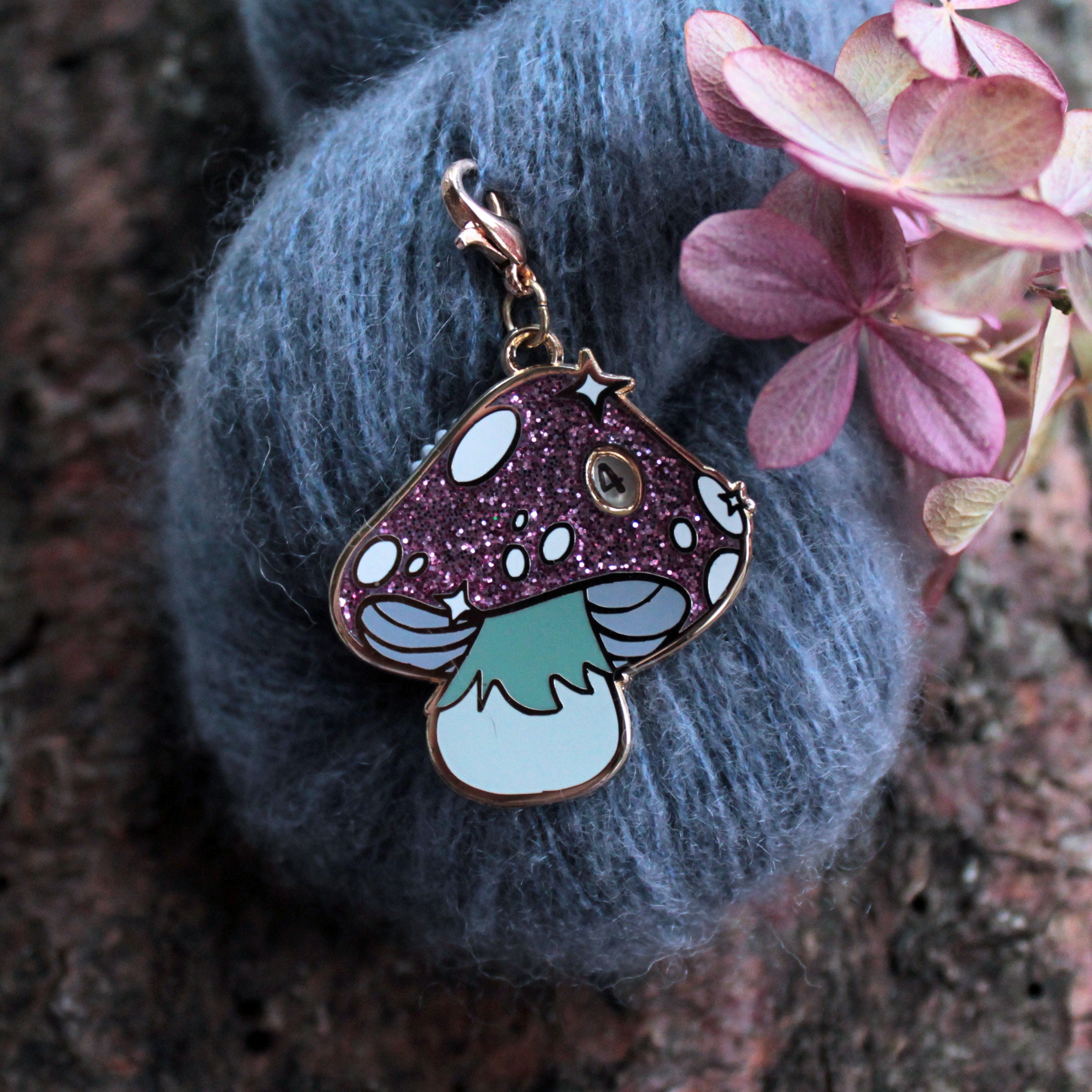 Magic Mushroom Mini Row Counter Progress Keeper - Etsy