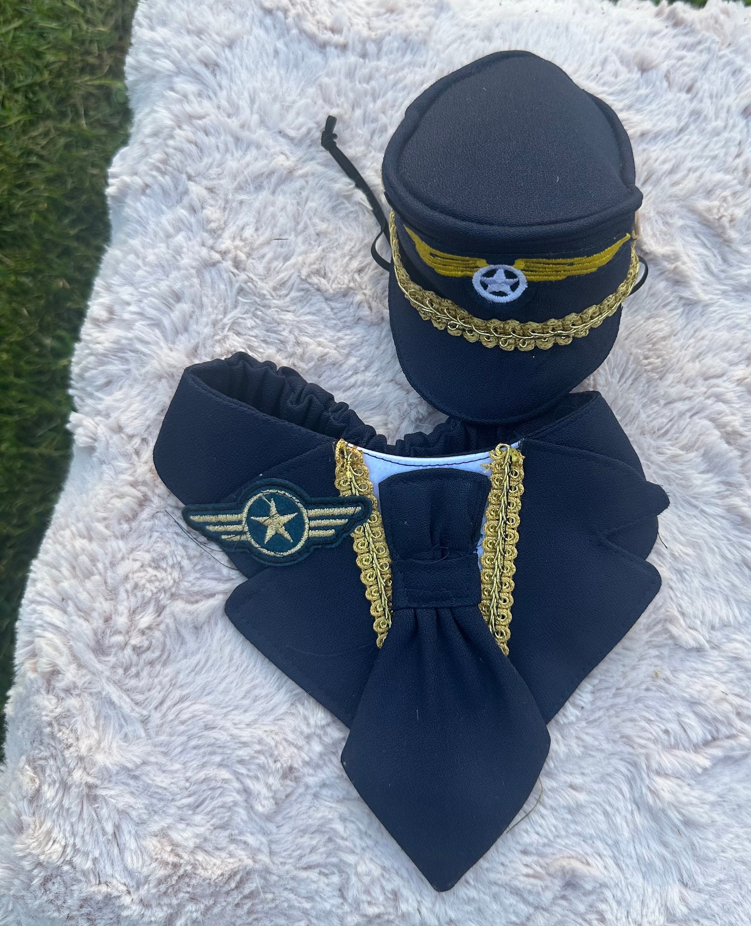 Pilot Dog Bandana Costume With or Without Matching Hat - Etsy