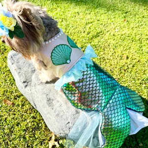 Adorable Fancy Mermaid Dog Outfit/costume for Little to Larger Pups! - Etsy