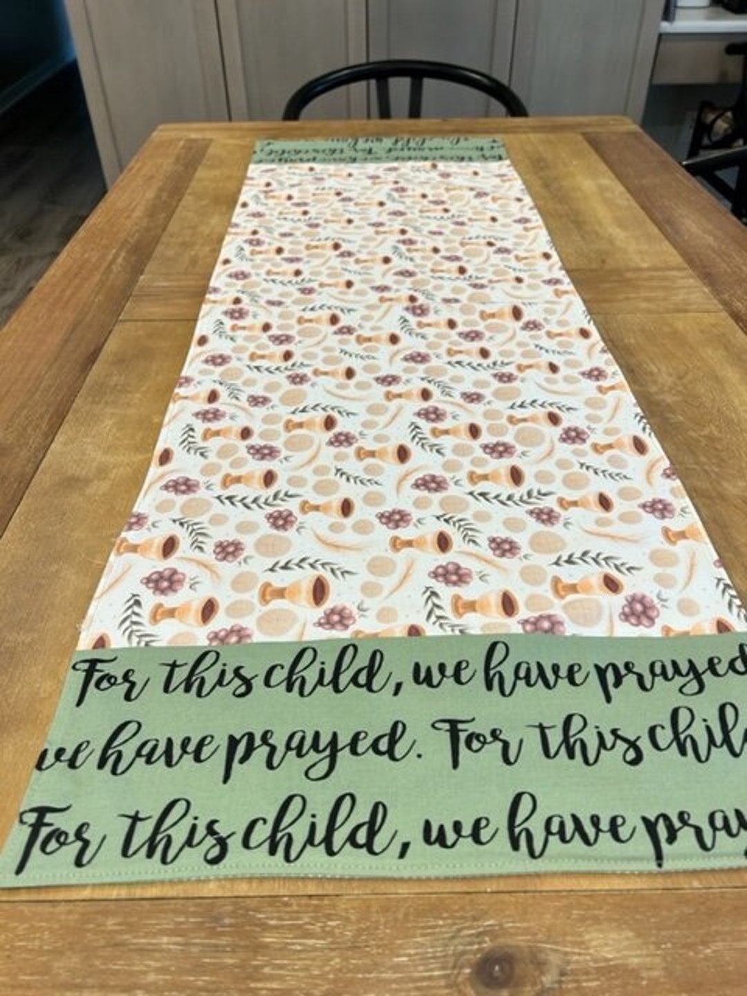 First Communion Table Runner, Communion Party, Eucharist, Communion ...