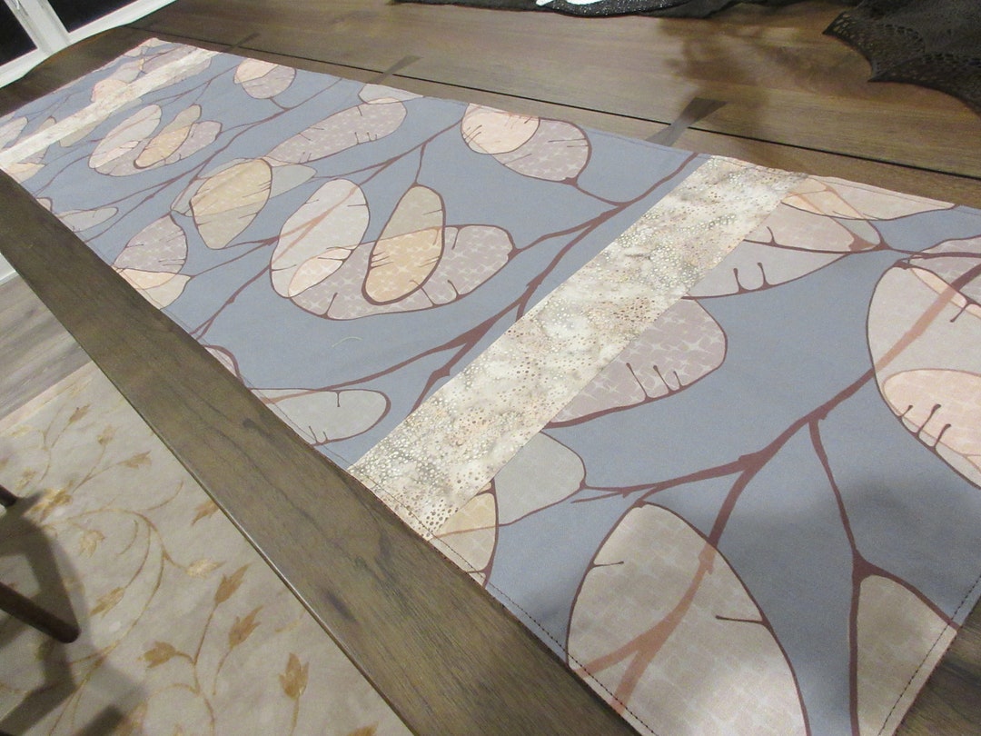 Autumn Table Runner, Silver Dollar Table, Thanksgiving Table Runner ...