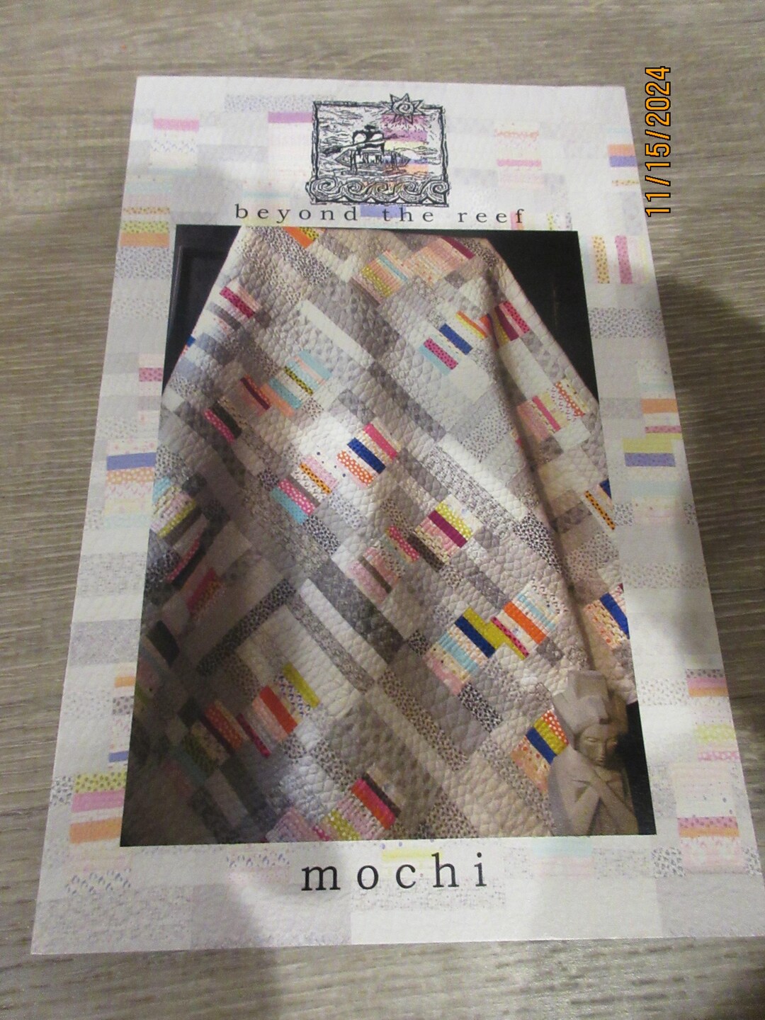 Quilt Pattern, Lap Quilt Pattern, Mochi Pattern, Beyond the Reef, Unique Quilting Pattern, Home ...