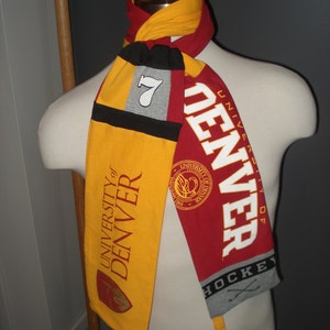 Favorite Team Upcycled T-shirt Scarf - Special Request Only, College ...
