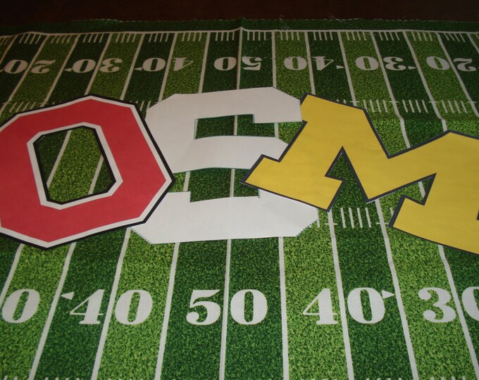 College Table Runner: Personalized Tailgate Table Runner, College ...
