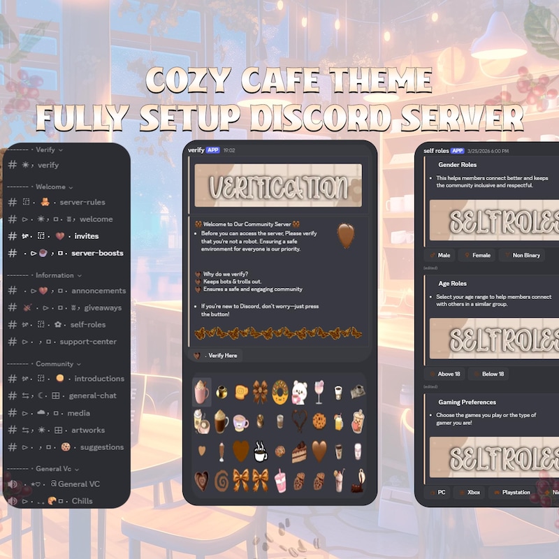 Aesthetic Discord Server Templates - Etsy