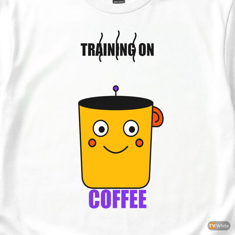 Machine Learning Mood / Developer Cartoon Tee / Programmer Coffee Humor ...