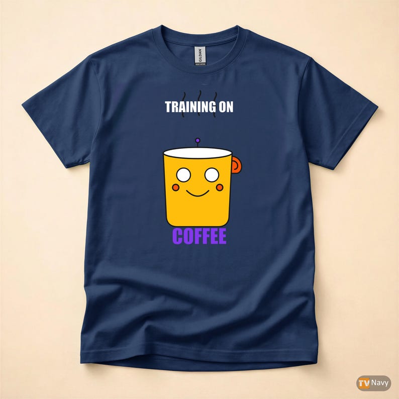 Machine Learning Mood / Developer Cartoon Tee / Programmer Coffee Humor ...