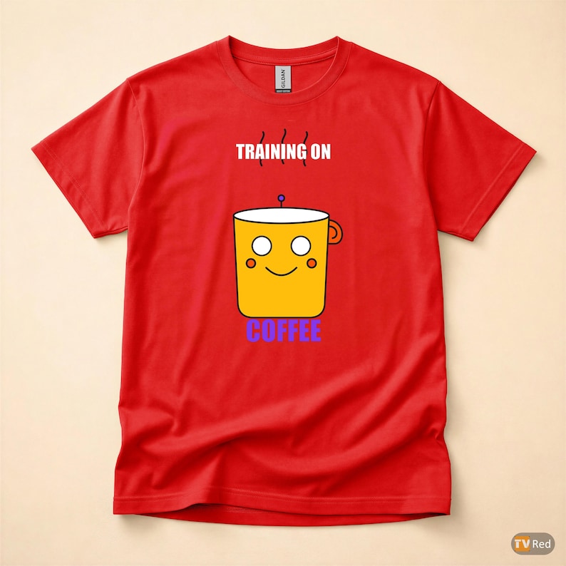 Machine Learning Mood / Developer Cartoon Tee / Programmer Coffee Humor ...
