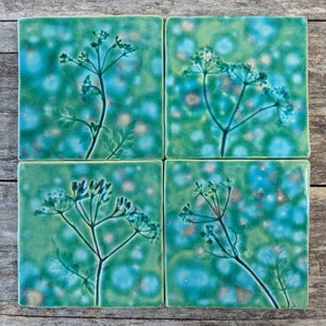 Flower Meadow - 12 Tile Botanical Panel - Etsy UK