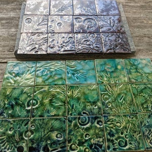 Handmade Fossil Tiles, Jurassic Splashback, Made to Order - Etsy