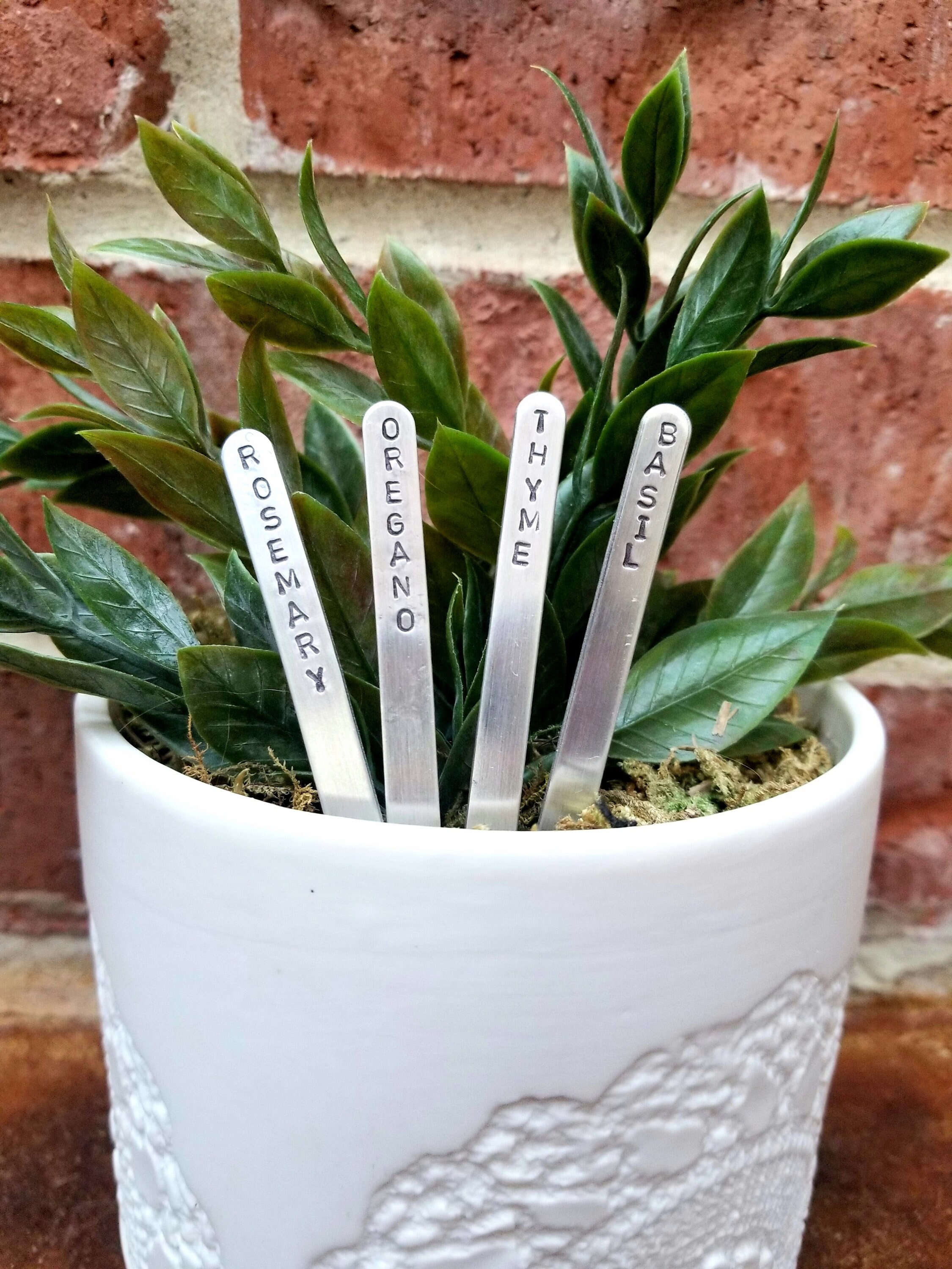 Mini Aluminum Herb Plant Markers 1/4