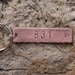 Personalized Hand Stamped Copper Key Chain - Etsy