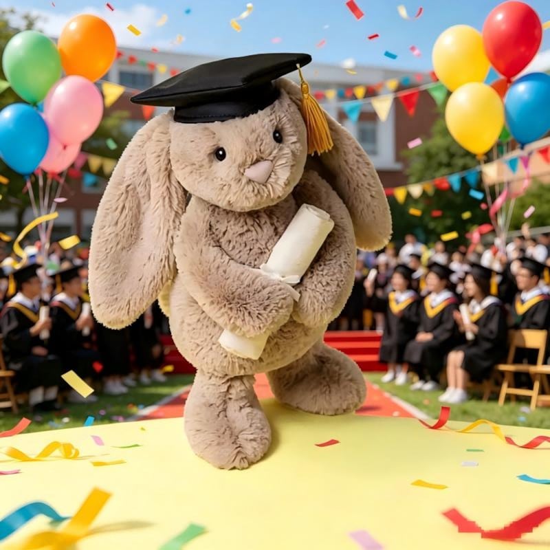Graduation Jellycat Bunny - Etsy