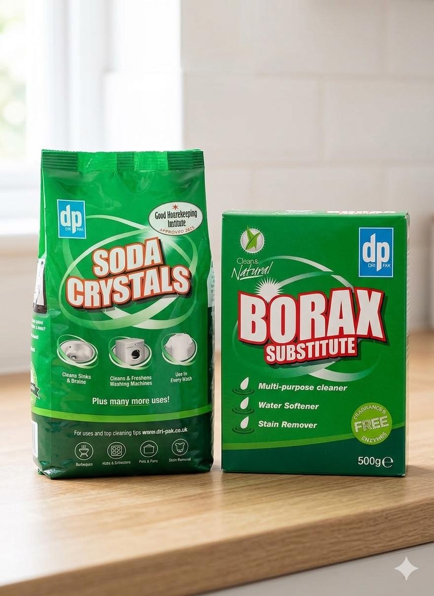 Dri-pak Natural Eco Cleaning Bundle | Soda Crystals, Citric Acid ...