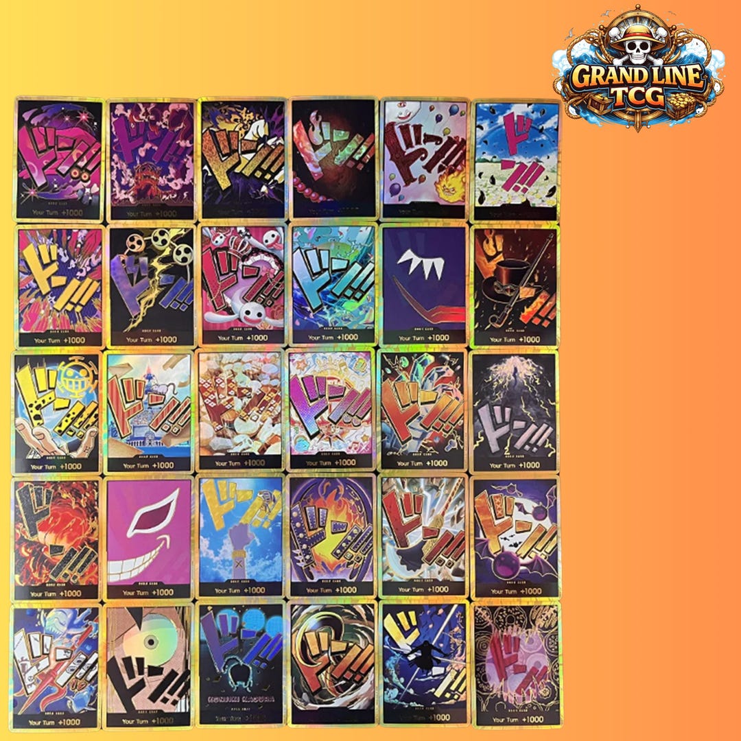 Gold Don!! PRB-01 English One Piece Anime PTCG Proxy Foil Cards ...