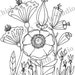 Printable Coloring Book BLOOM - Etsy