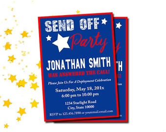 Military send off | Etsy