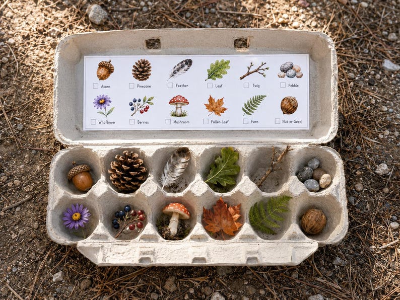 Nature Scavenger Hunt Printable | Kids Outdoor Activity Bundle | I Spy ...