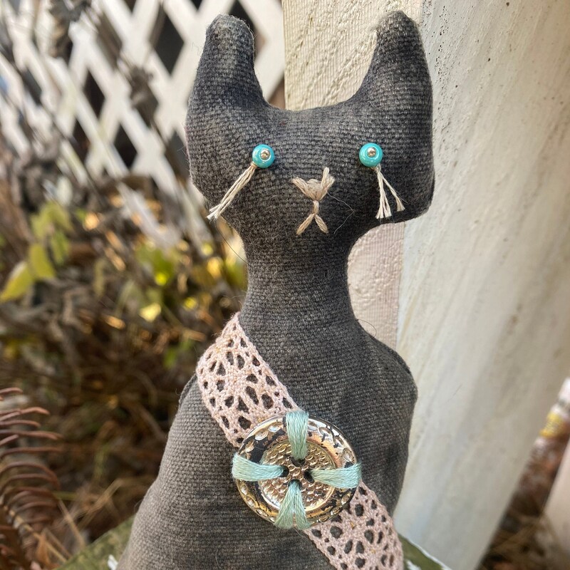 Primitive Cat - Etsy