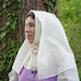 Women's Cowl Neck Wimple And/or Veil | Cotton or Linen | Knights & Fair ...