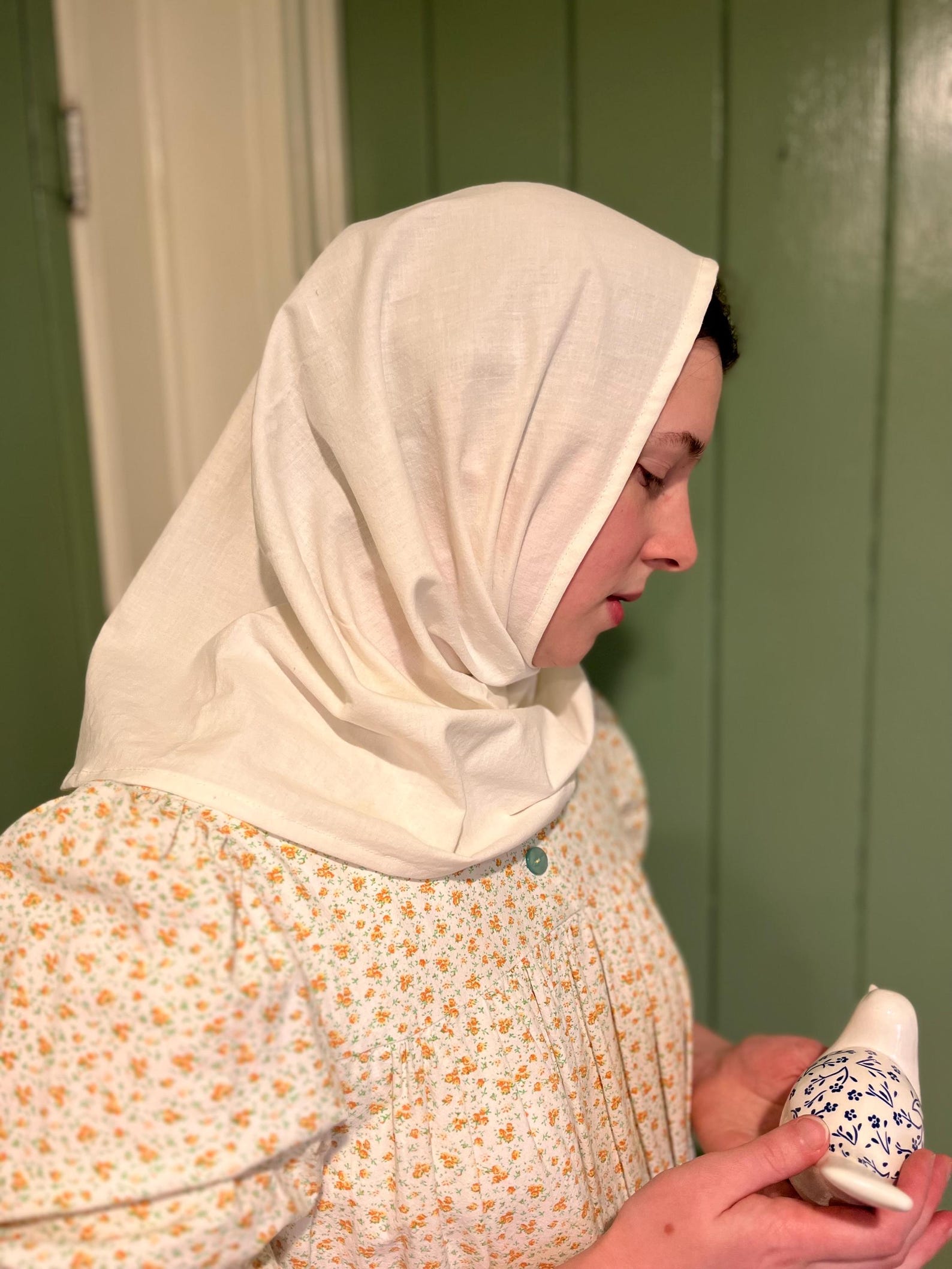 Women's Cowl Neck Wimple And/or Veil | Cotton or Linen | Knights & Fair ...