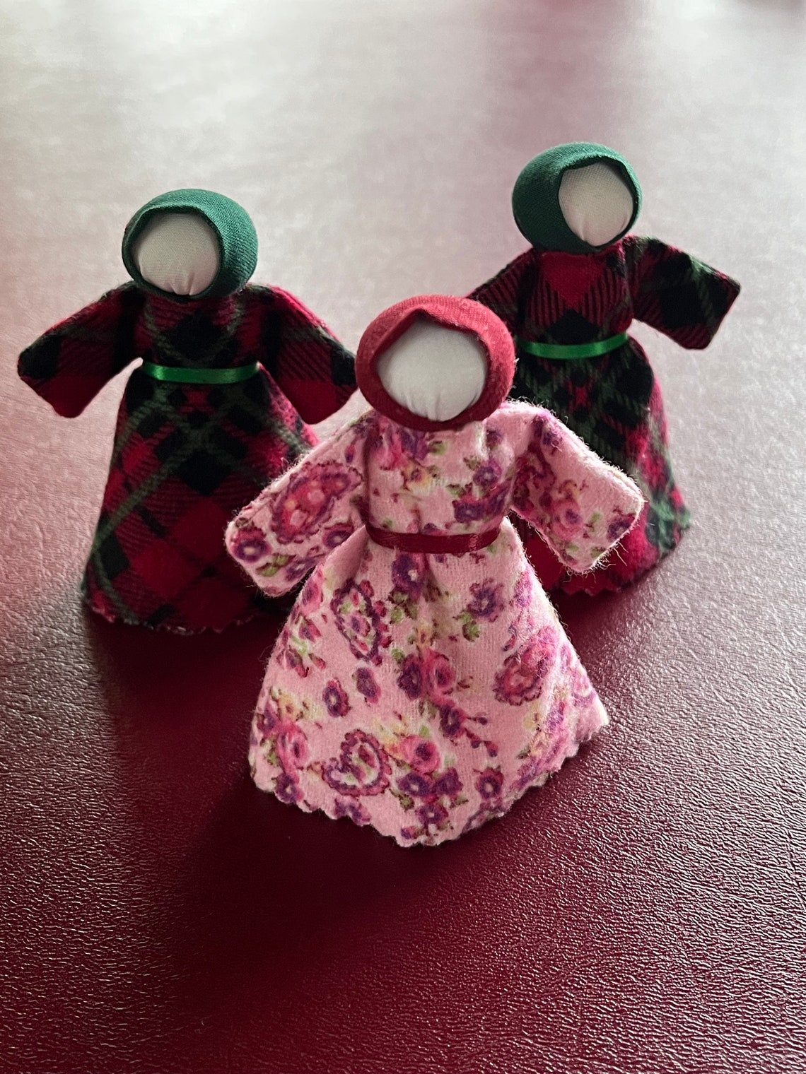 FLANNEL Cozy Cabin Dolls | Handmade | Historical Dolls | Dollhouse ...