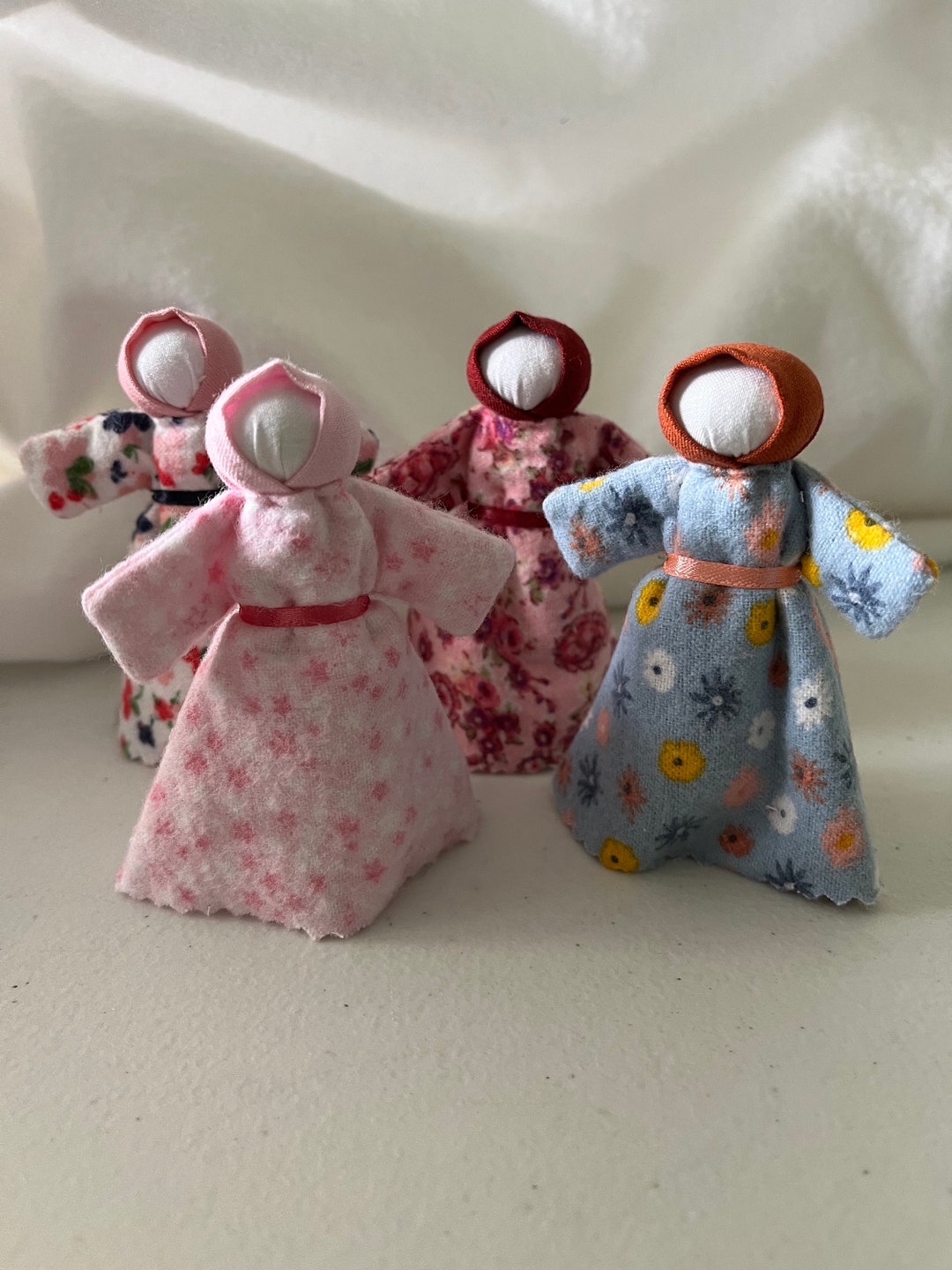 FLANNEL Cozy Cabin Dolls | Handmade | Historical Dolls | Dollhouse ...