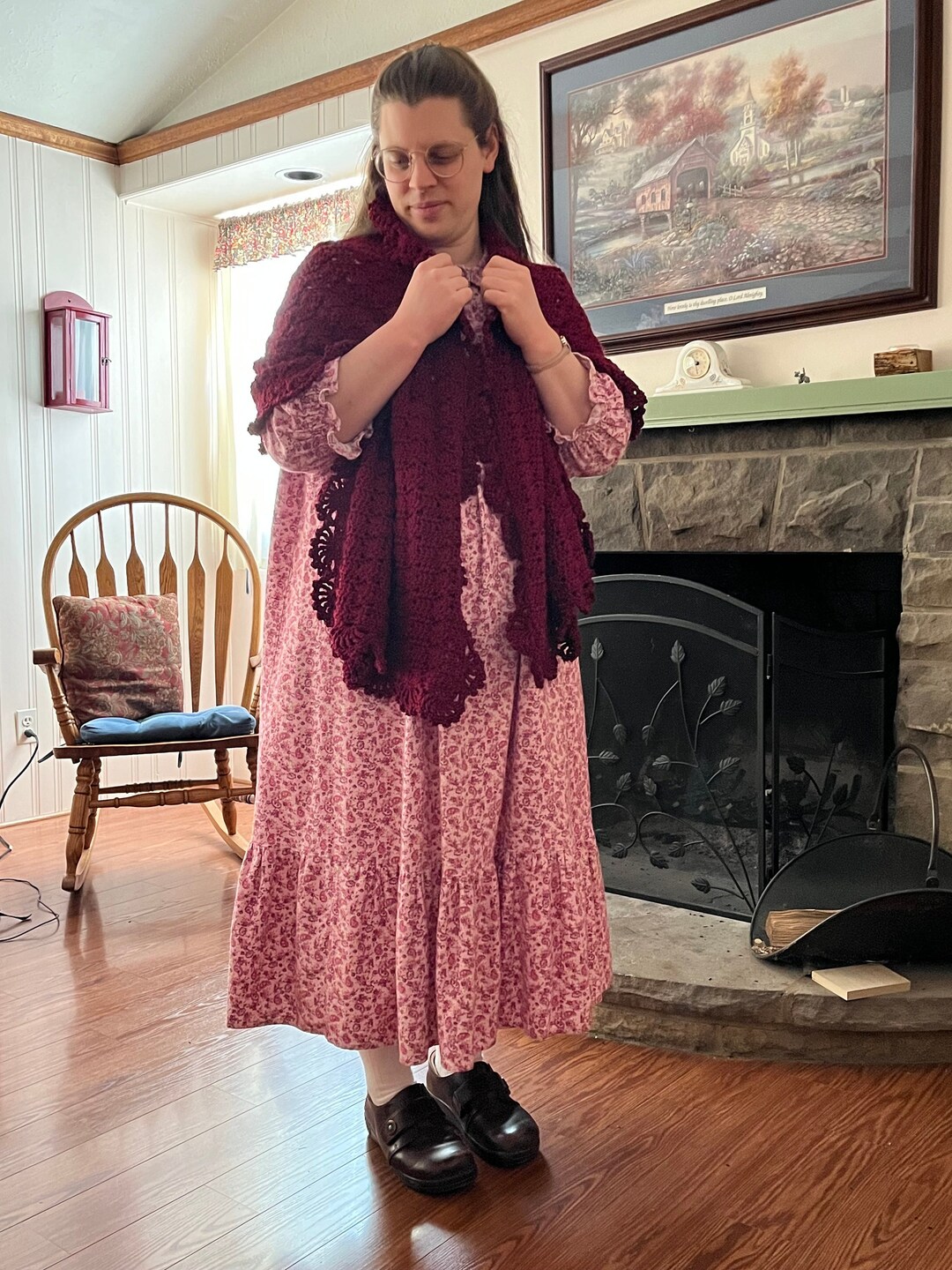 READY TO SHIP Lacy Burgundy Shawl | Long Shawl | Wedding Shawl ...