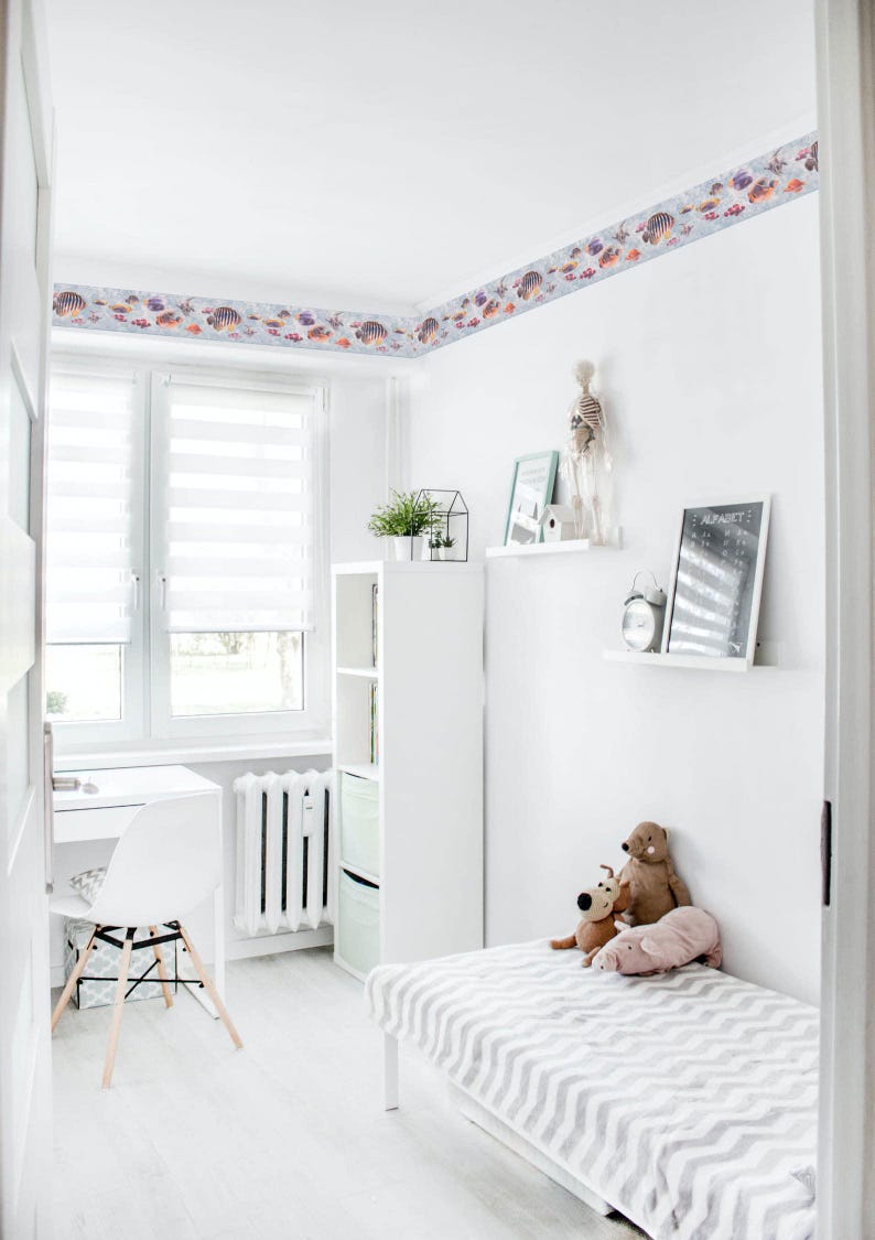 Tropical Fish Wallpaper Border – Underwater Adventure Kids Decor ...