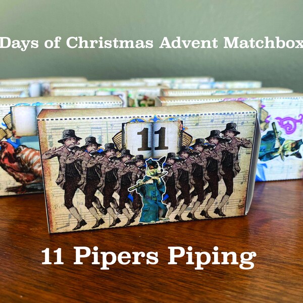 Advent Calendar Shadow Box - Etsy