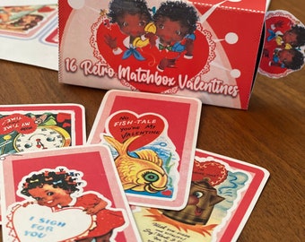 African American Valentine - Etsy