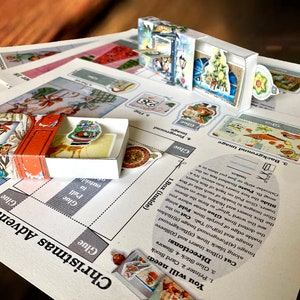 Retro 25 Days of Christmas Printable Advent Wall Calendar Matchbox ...