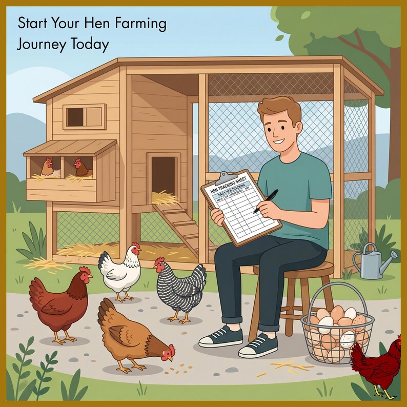Beginner's Guide to Hen Farming, Printable Chicken Keeper Book (PDF ...