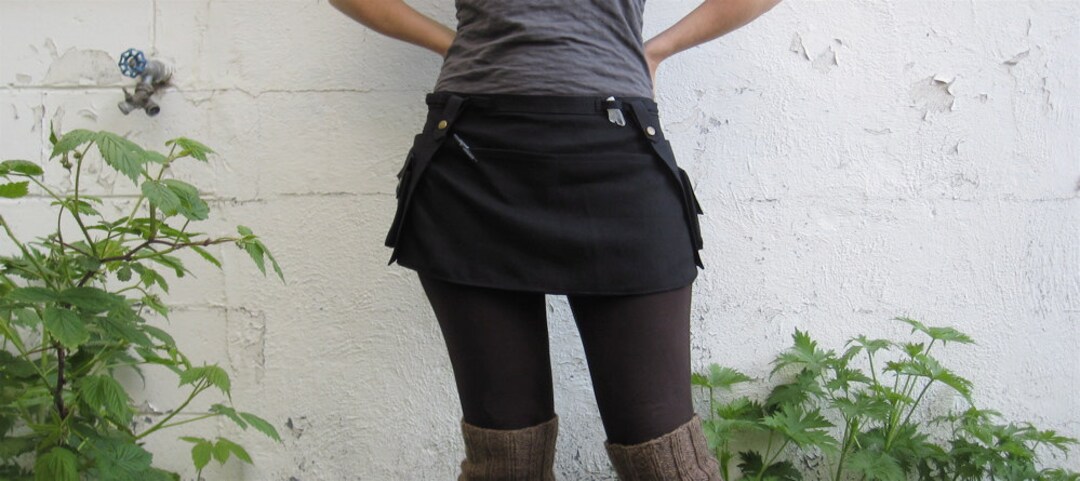 Canvas Cargo Apron With Nylon Lining and Removable Snap on Cargo ...