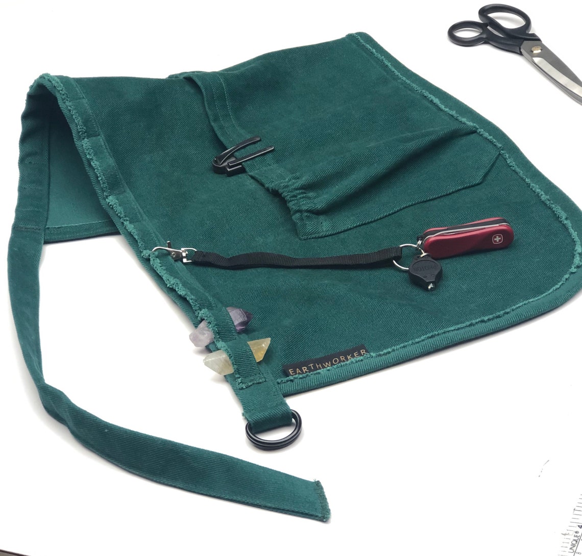 Everyday Mini Apron in Emerald or Denim - Etsy