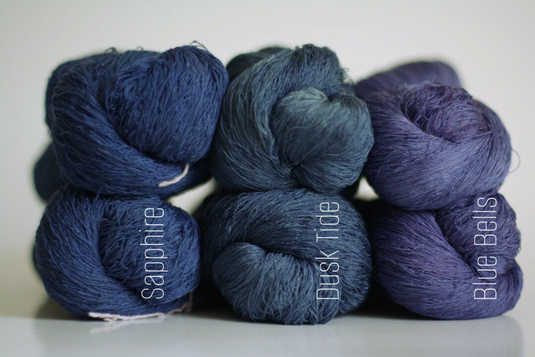 Merino Silk Gossamer Lace Yarn Hand Dyed Laine Et Soie - Etsy