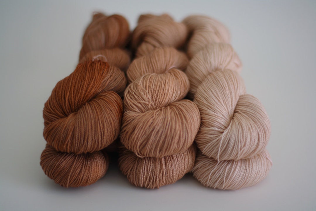 Lace Yarn Hand Dyed Milk Lait Gradient Ombre Terra Cremon - Etsy