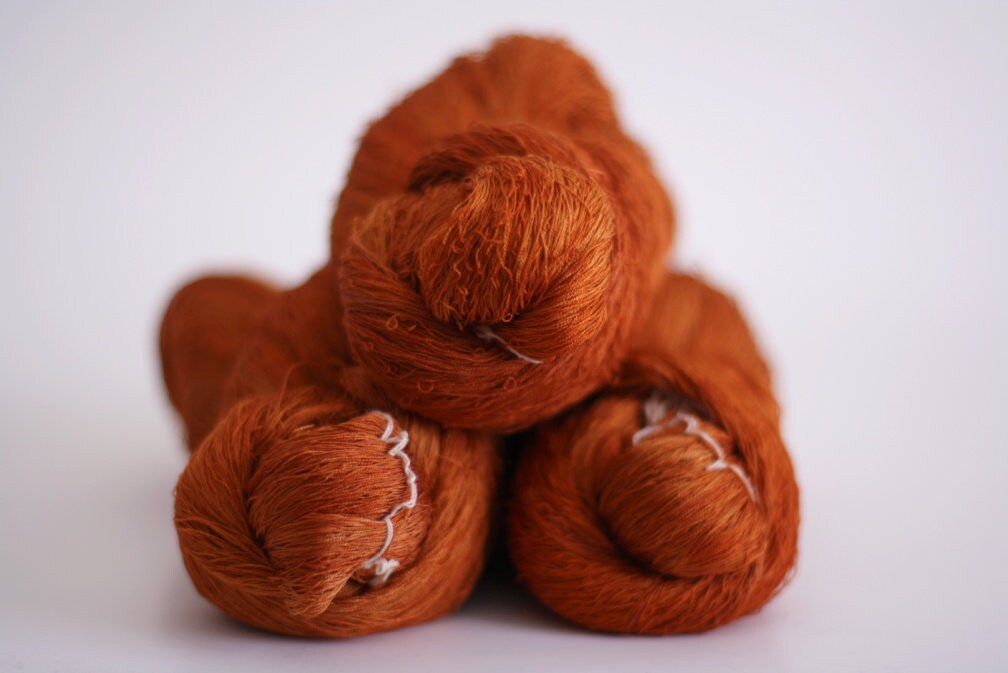 Gossamer Lace Yarn Merino Silk Hand Dyed Laine Et Soie Wulfenite - Etsy