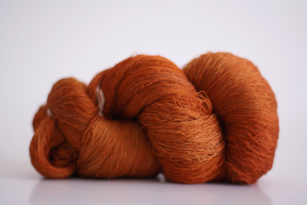 Gossamer Lace Yarn Merino Silk Hand Dyed Laine Et Soie Wulfenite - Etsy