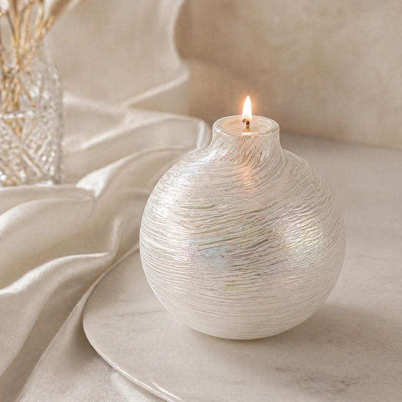 Iridescent Glass Oil Lamp - Etsy